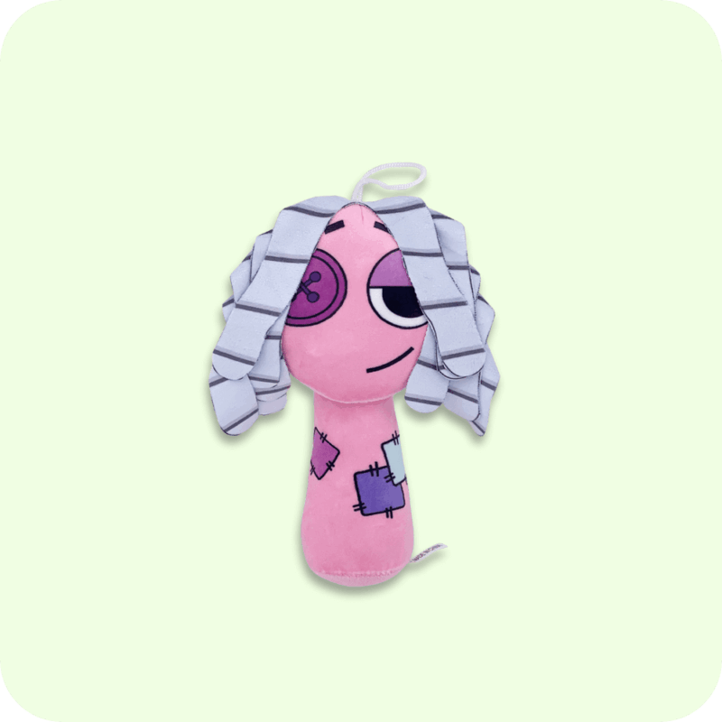 Blue Hair Pink Elf Sprunki Plush | Sprunki Plush