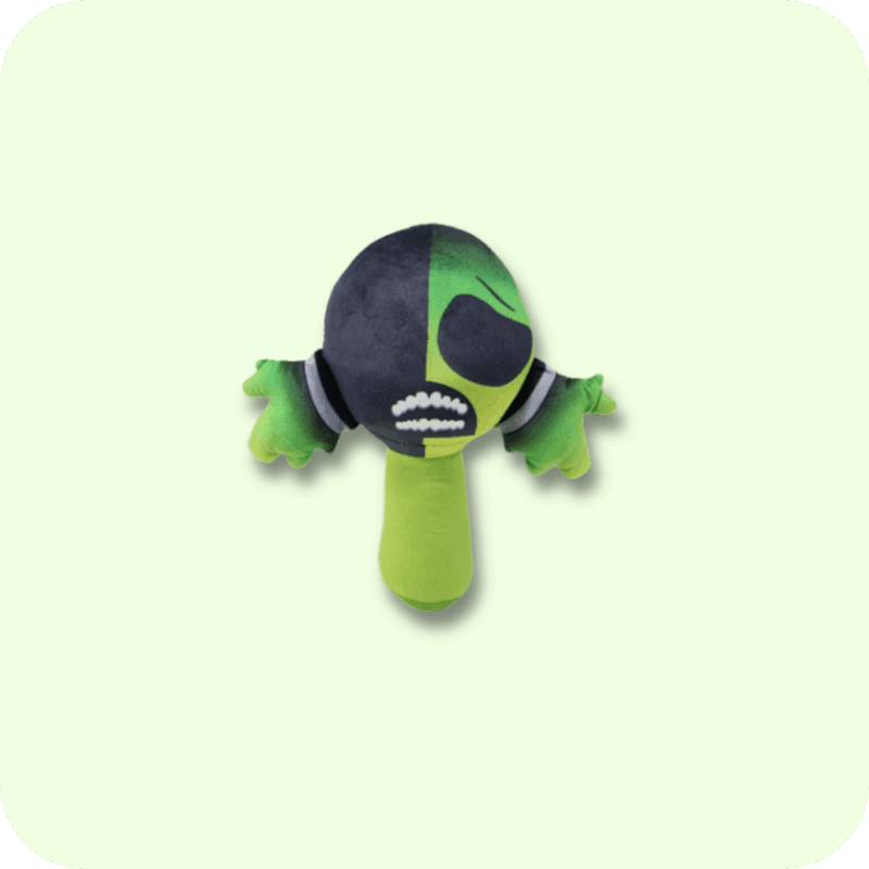 Mutated Green Tea Girl Sprunki Plush | Sprunki Plush