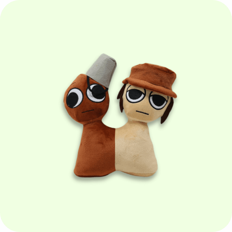 Brown Barrel One Piece Sprunki Plush | Sprunki Plush