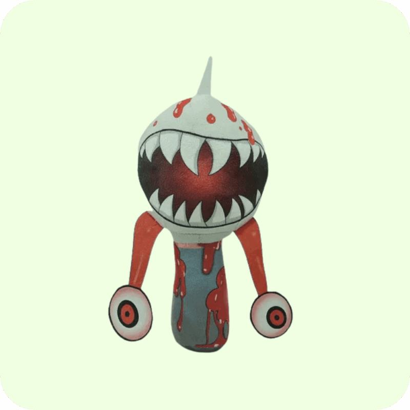 Mutated Big Tooth Ghost | Sprunki Plush